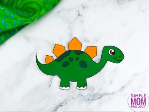 Stegosaurus Dinosaur Paper Plate Crafts For Kids - Kids Art & Craft