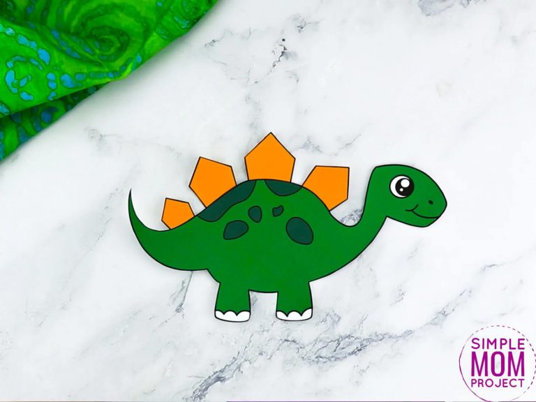 Stegosaurus Dinosaur Paper Plate Crafts For Kids - Kids Art & Craft