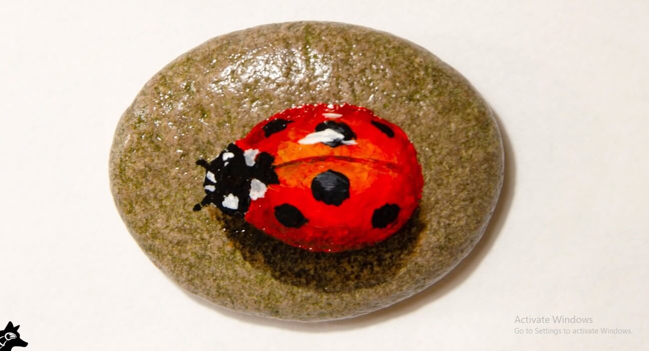 DIY Ladybugs Painted Rocks For Kids - Kids Art & Craft
