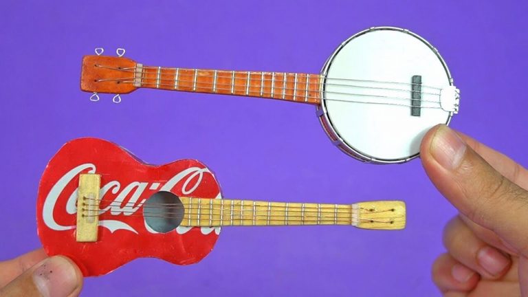 DIY Banjo Musical Instrument Crafts - Kids Art & Craft