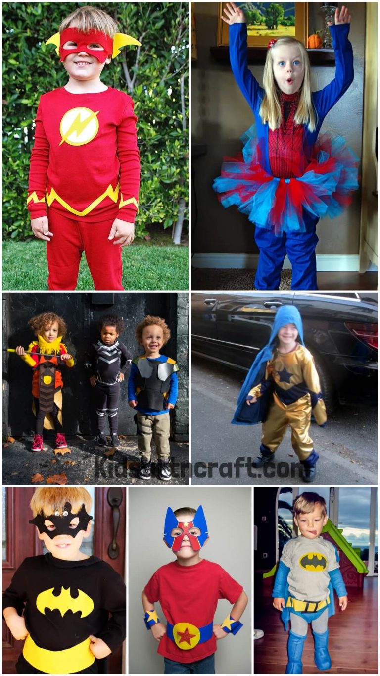 Superhero Costume DIY Ideas for Kids - Kids Art & Craft