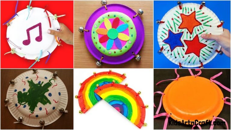 Tambourine Musical Instrument Crafts - Kids Art & Craft