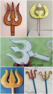 DIY Trishul Craft Ideas - Kids Art & Craft