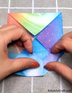 Make DIY Origami Paper Envelop Craft For Kids - Kids Art & Craft