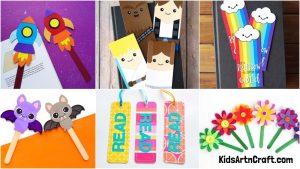 Super-Easy Bookmarks Crafts That Kids Can Make Themselves - Kids Art ...