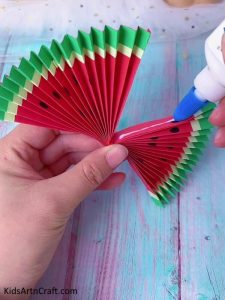 Watermelon Fan Craft - Step By Step Tutorial - Kids Art & Craft