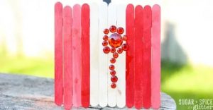 Easy Popsicle Sticks Flag Crafts Tutorial - Kids Art & Craft