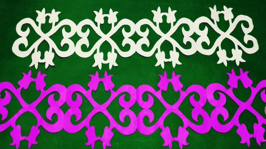 Simple Paper Cutting Designs For Decoration - Kids Art & Craft