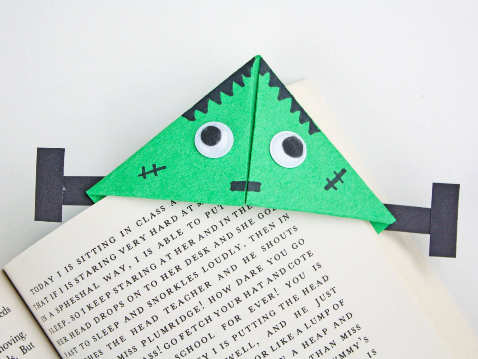 DIY Monster Bookmarks for Kids - Kids Art & Craft
