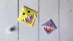 DIY Monster Bookmarks for Kids - Kids Art & Craft