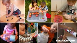 DIY Stacking Toy Activities Toddlers - Kids Art & Craft