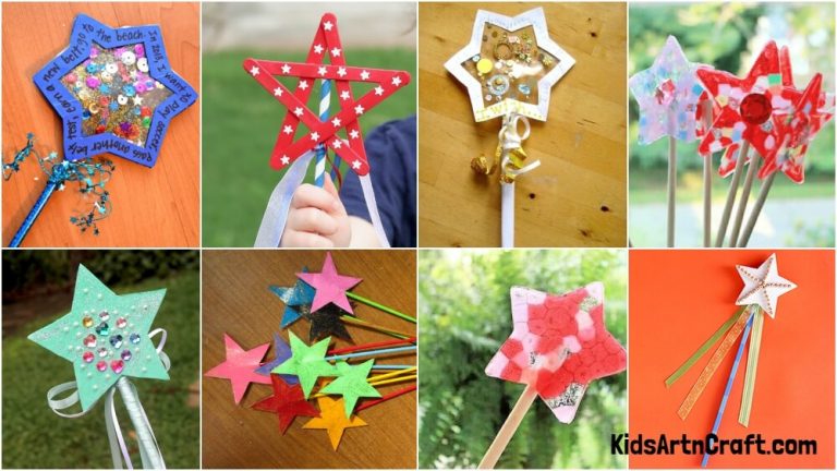 DIY Star Wand Ideas for Kids - Kids Art & Craft