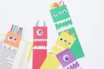 DIY Monster Bookmarks for Kids - Kids Art & Craft