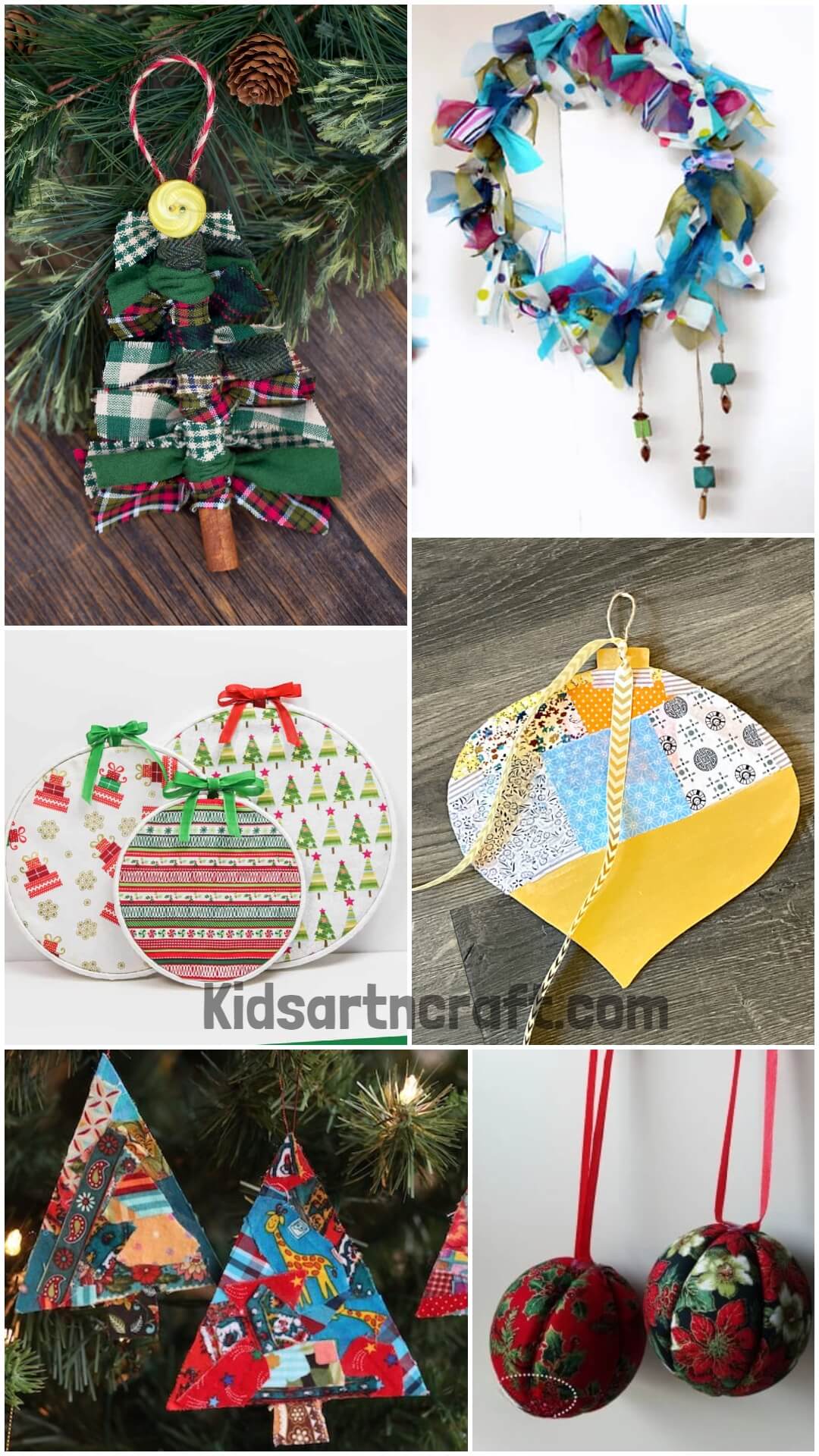 Fabric Crafts for Christmas - Kids Art & Craft