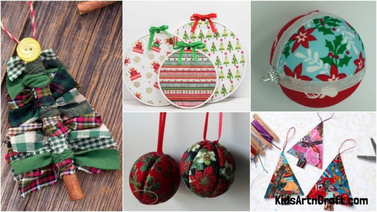 Fabric Crafts for Christmas - Kids Art & Craft