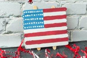 Easy Popsicle Sticks Flag Crafts Tutorial - Kids Art & Craft