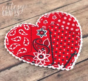 Fabric Heart Craft Ideas - Kids Art & Craft