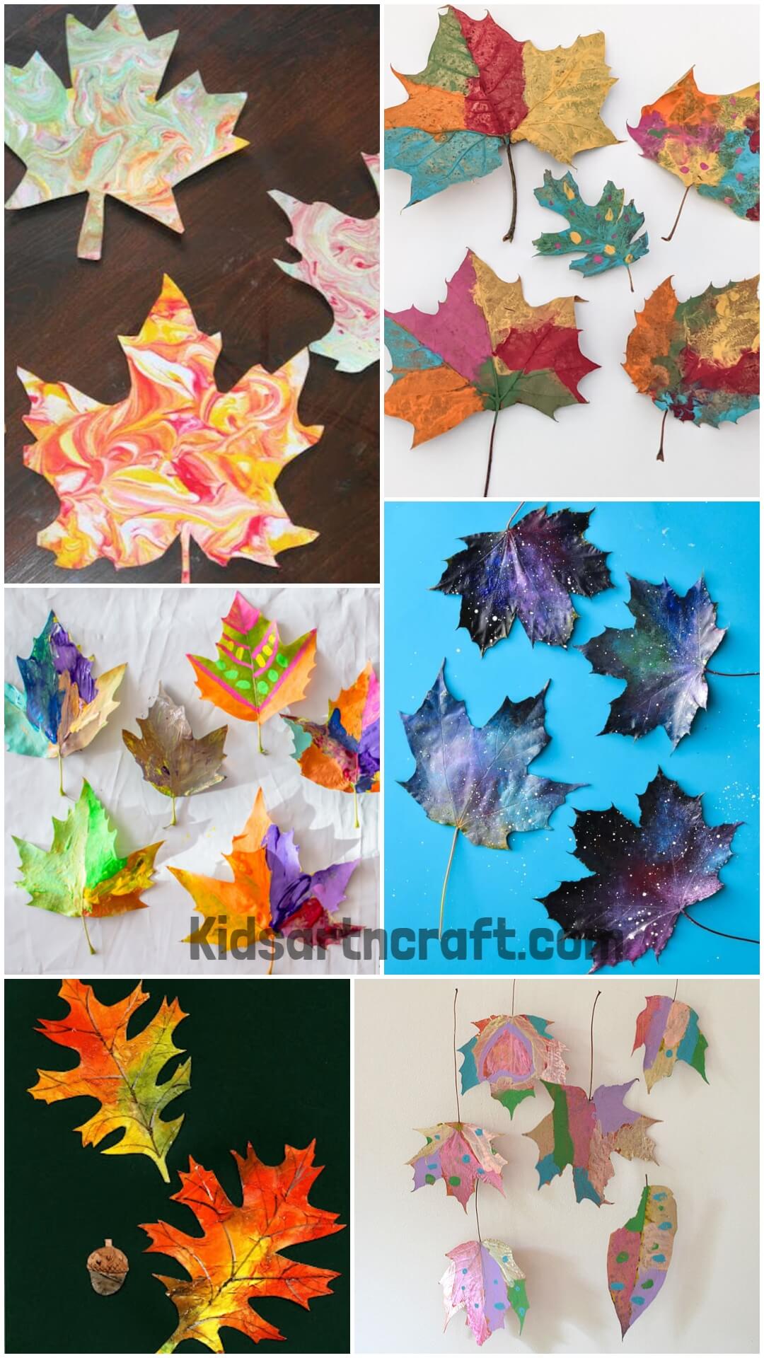 Maple Leaf Painting Art Ideas - Kids Art & Craft