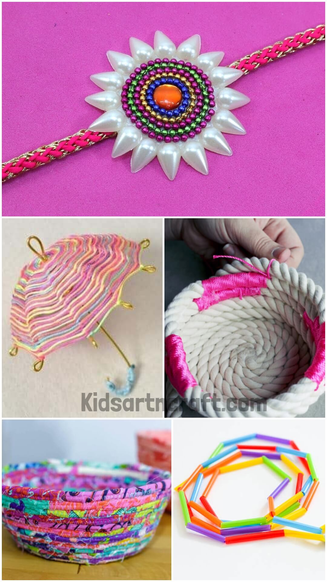 Nylon Rope Craft Ideas - Kids Art & Craft