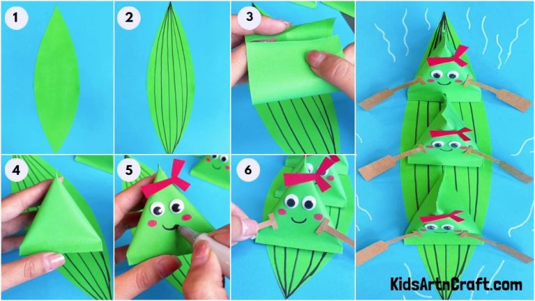 Paper Dumpling Craft Tutorial For Dragon Boat Festival - Kids Art & Craft