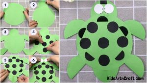 Paper Turtle Craft – Step by Step Tutorial - Kids Art & Craft