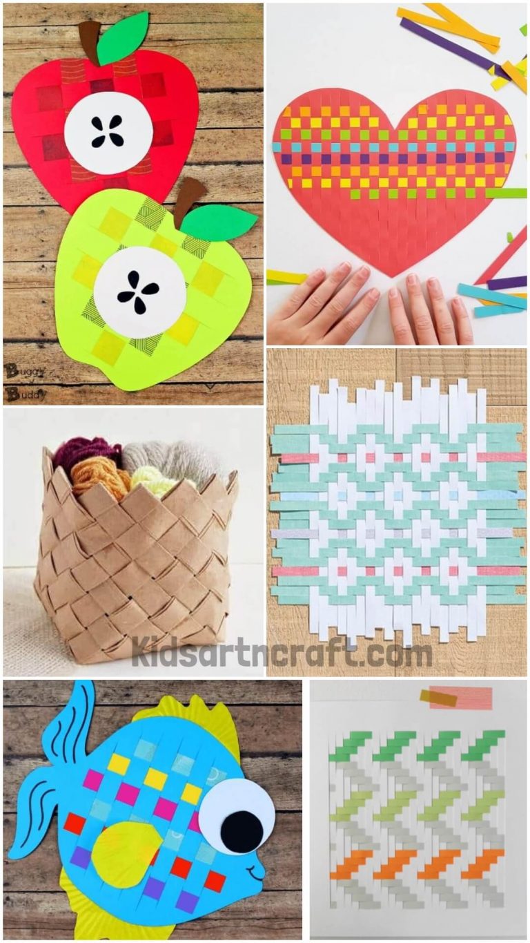 Paper Woven Crafts & Designs for Kids - Kids Art & Craft