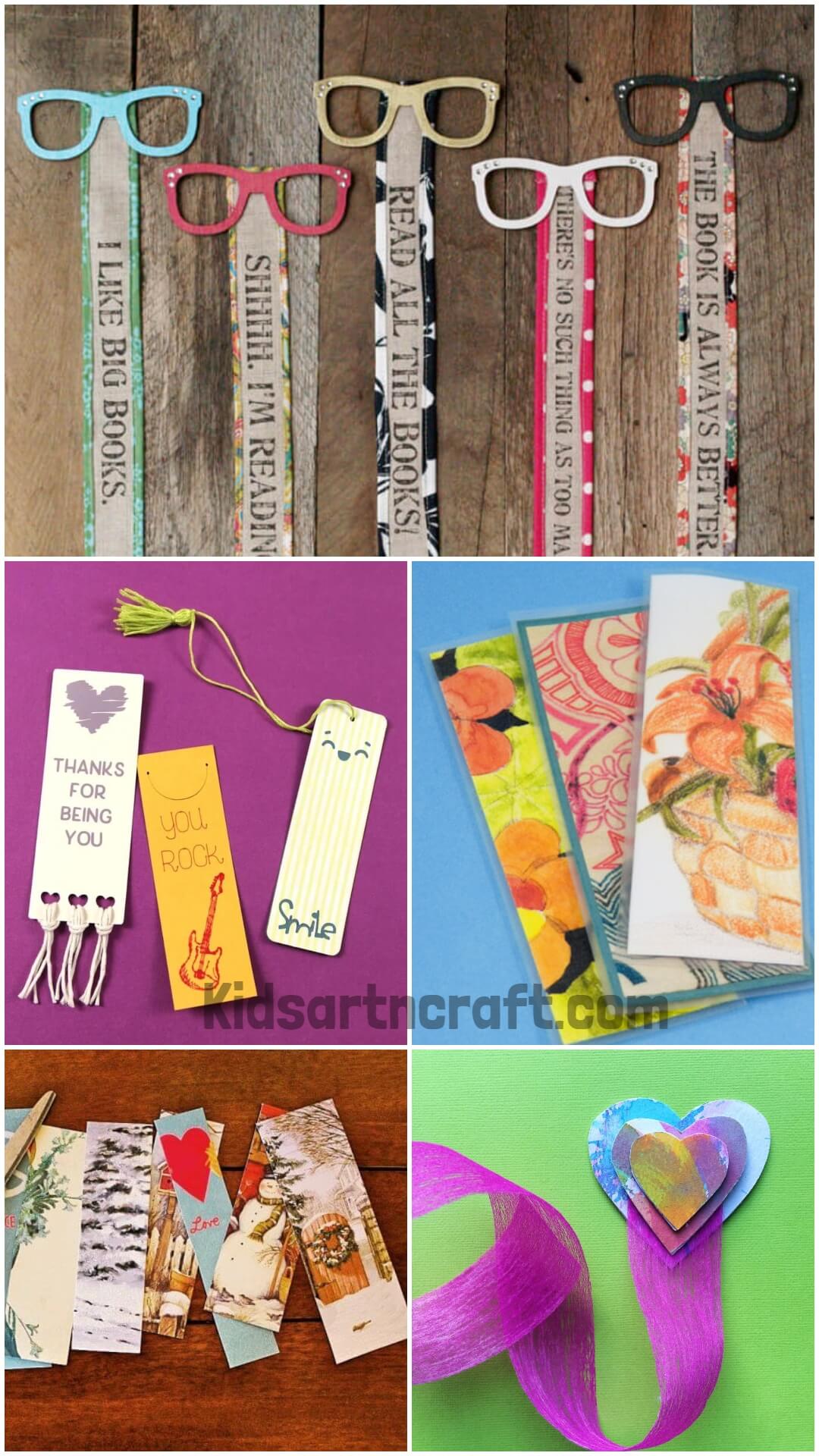 Recycled Bookmark Ideas for Kids - Kids Art & Craft