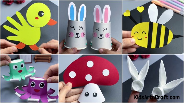 Simple Paper Crafts For Kids You’ll Want To Make Too! - Kids Art & Craft