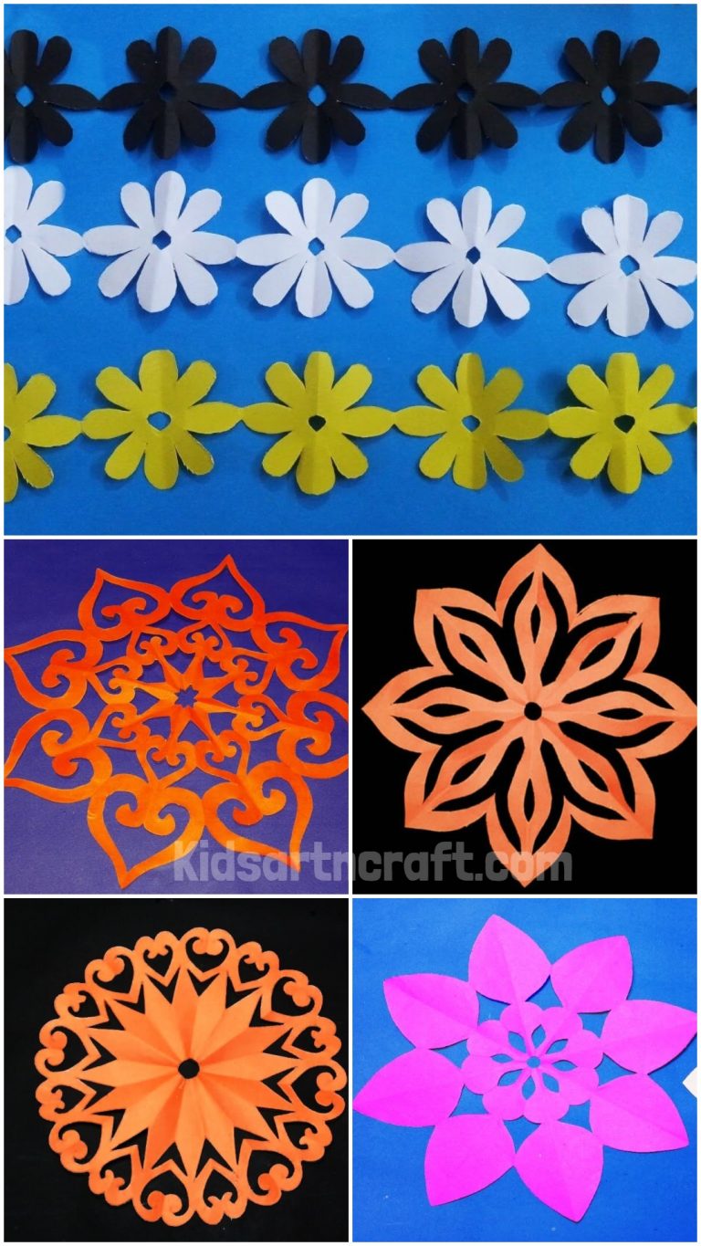 Simple Paper Cutting Designs For Decoration - Kids Art & Craft