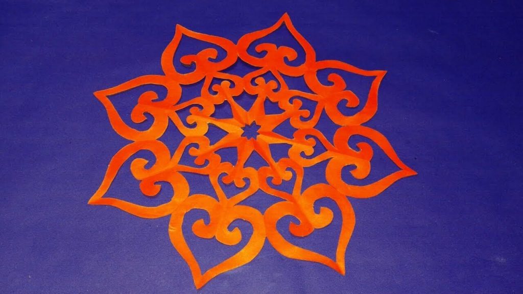 Simple Paper Cutting Designs For Decoration - Kids Art & Craft