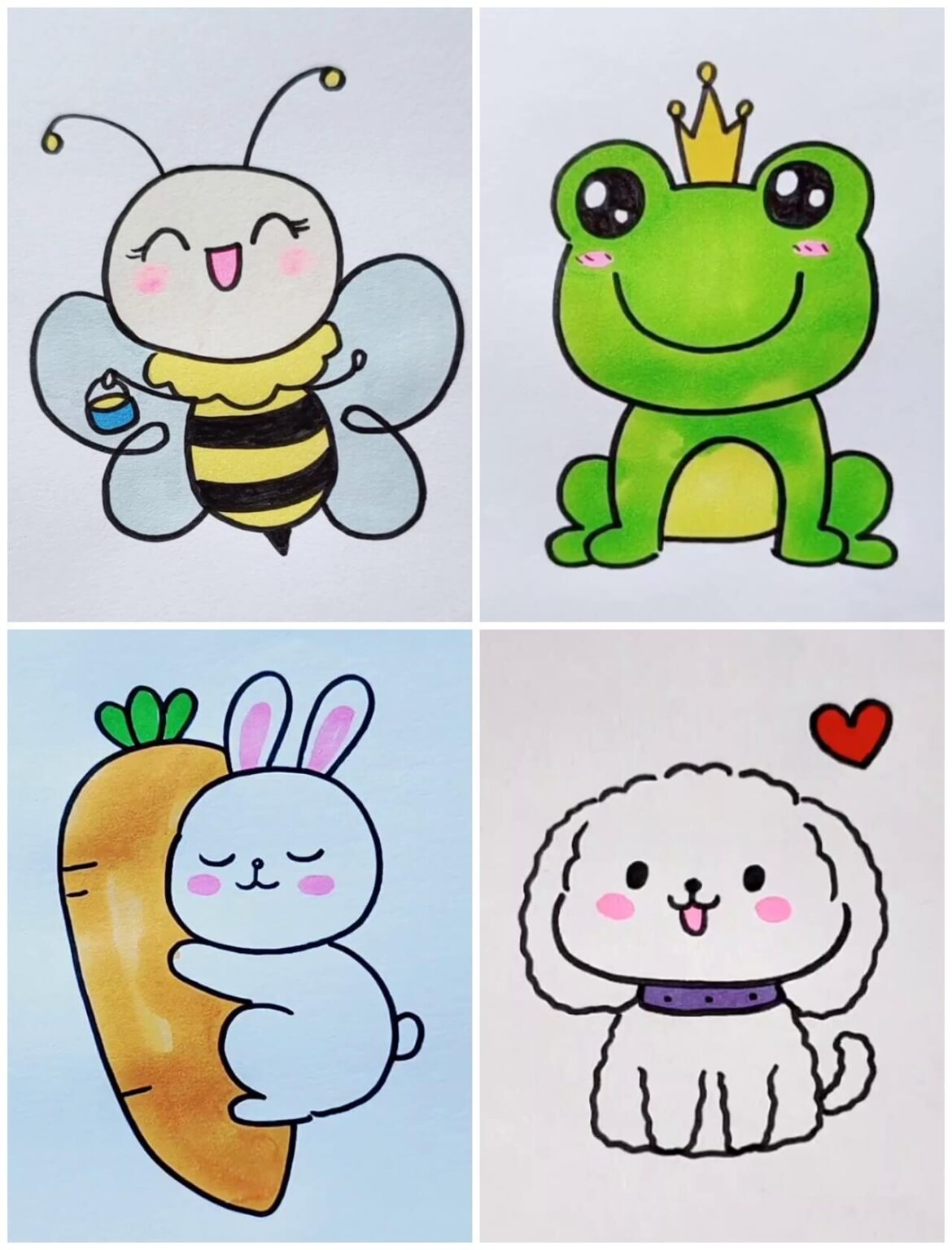 Colorful Animal Drawing Ideas for Kids - Kids Art & Craft