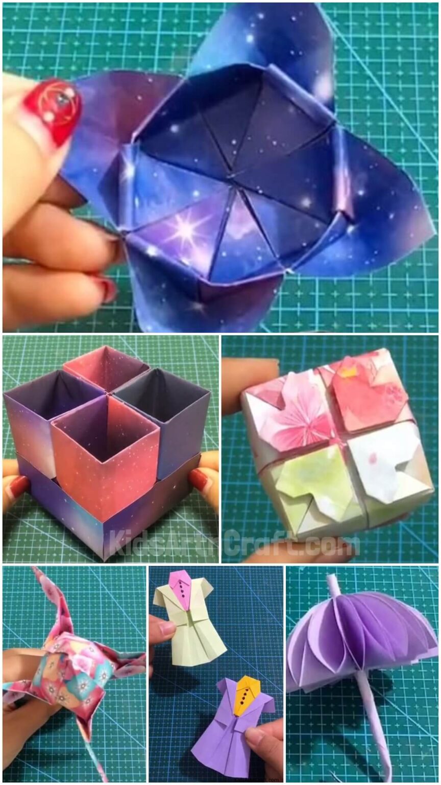 Cute & Easy Origami Ideas For Kids - Kids Art & Craft