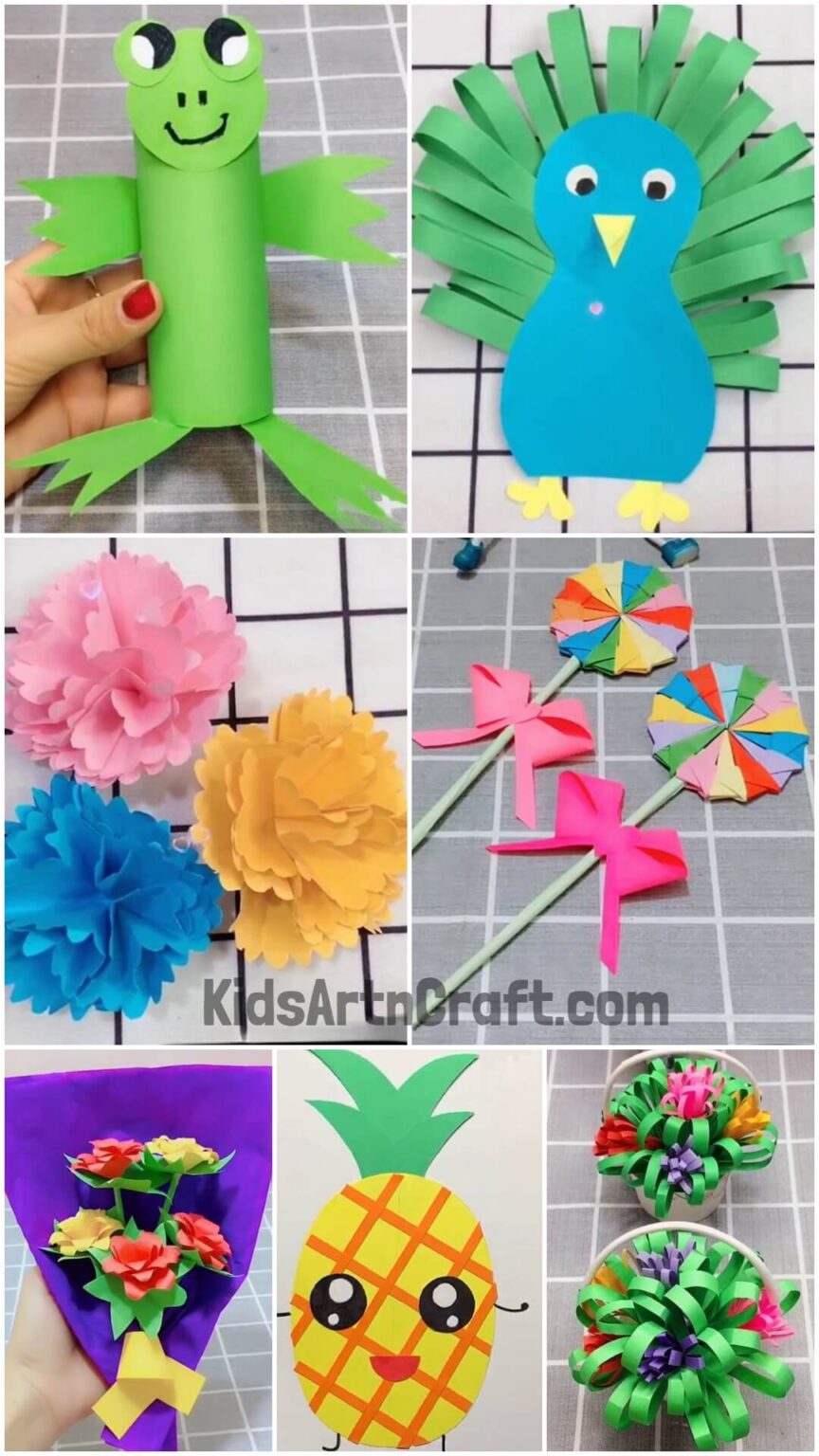 Easy Paper Art & Craft For School Projects - Kids Art & Craft