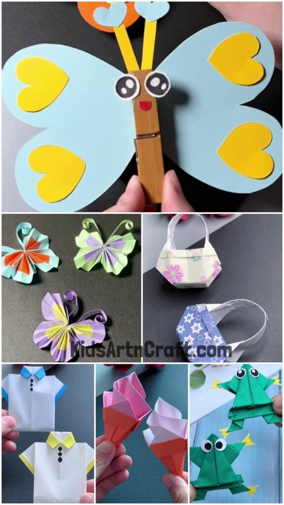 Origami Paper Art & Craft Ideas For Holidays - Kids Art & Craft