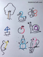 Drawings For 7 Year Old Kids - Easy Ideas to Draw - Kids Art & Craft
