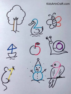 Drawings For 7 Year Old Kids - Easy Ideas to Draw - Kids Art & Craft