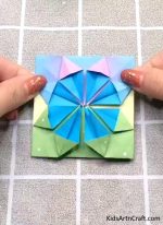 Simple Paper Table Fan Craft Tutorial for Kids - Kids Art & Craft