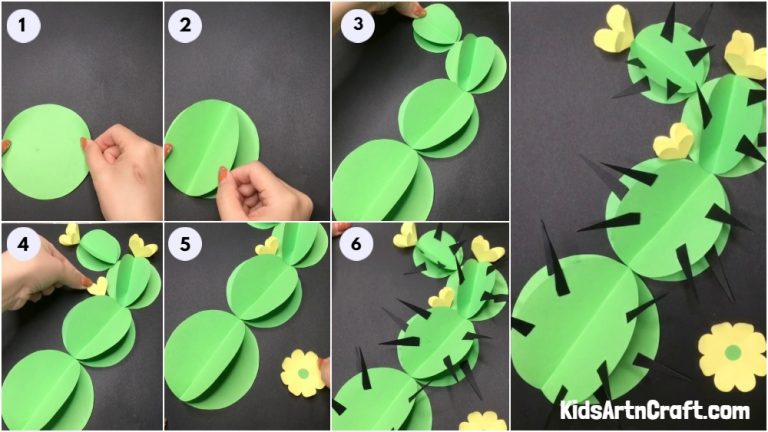 DIY Paper Cactus Craft To Make With Parents - Step by Step Tutorial ...
