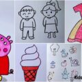 Easy Step by Step Drawing Ideas for Kids - Kids Art & Craft