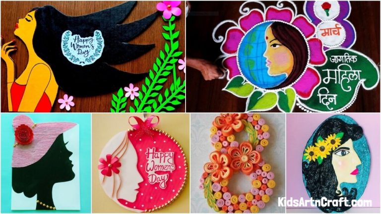 Women’s Day Crafts & Decor Ideas 2025 - Kids Art & Craft