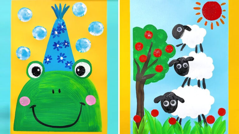 Beautiful DIY Painting Art Projects Video Tutorial for Kids - Kids Art ...
