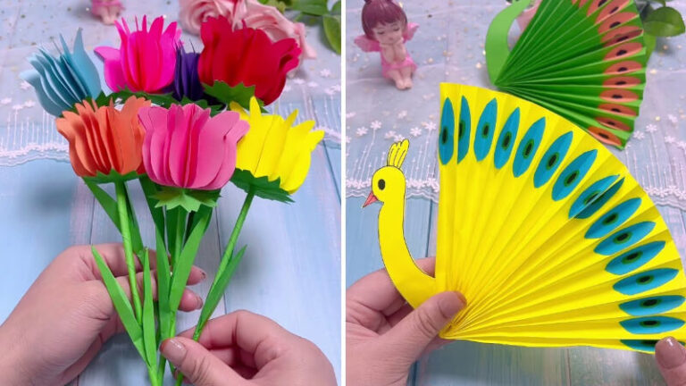DIY Fun Creative Paper Craft Ideas Video Tutorial for Kids - Kids Art ...
