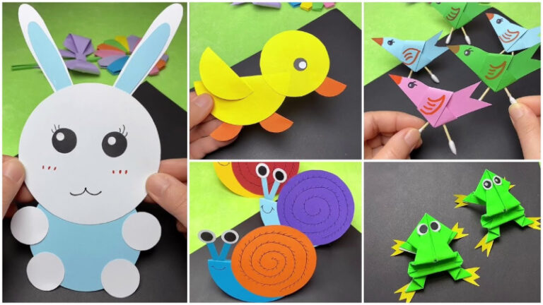 DIY Fun Paper Craft Ideas Video Tutorial for Kids - Kids Art & Craft