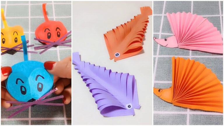 Easy Cute Paper Crafts Video Tutorial for Kids - Kids Art & Craft