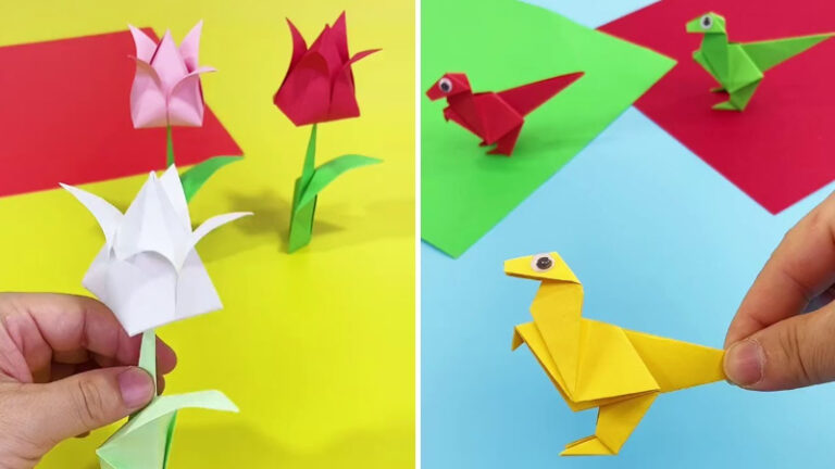 Easy DIY Paper Craft Video Tutorial for Kids - Kids Art & Craft