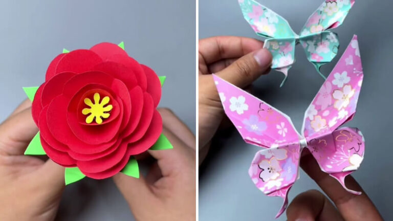 Easy DIY Paper Things You Can Make Video Tutorial for All - Kids Art ...