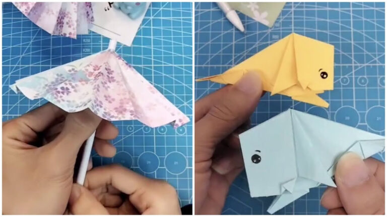 Easy Origami Animal Craft Video Tutorial - Kids Art & Craft
