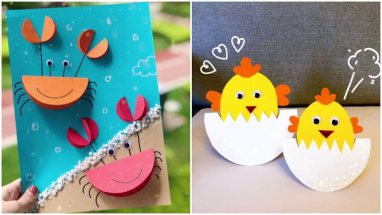Easy Paper Crafts Video Tutorial for Everyone - Kids Art & Craft