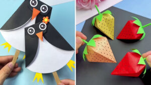 Easy Paper Crafts Step-by-Step Video Tutorial for All - Kids Art & Craft