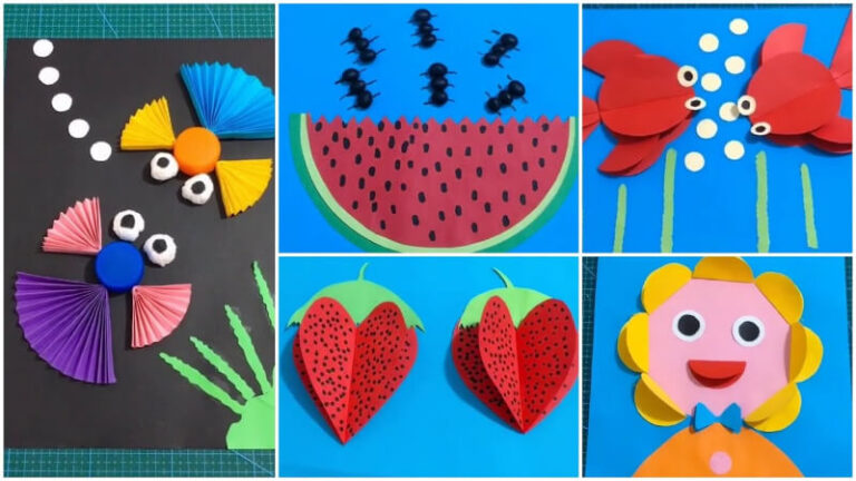 Simple Paper Crafts Video Tutorial for Kids - Kids Art & Craft